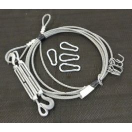 Hockey Rink Netting Installation Kit 30' x 10'